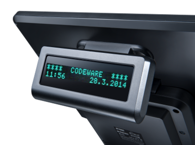 VFD Customer Display for SPS650C POS - 2-Line Direct Mount | SWISSPOSS ...